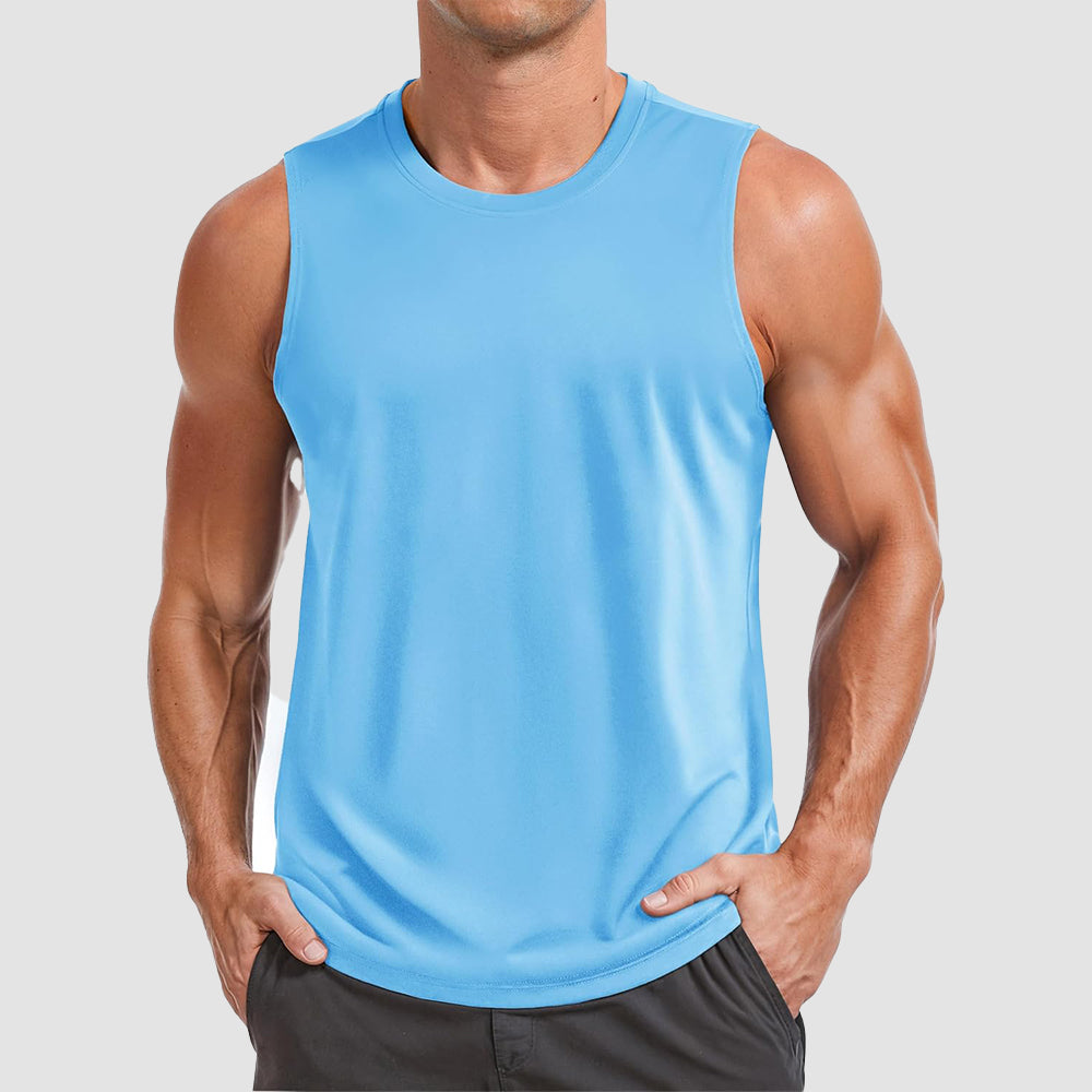 Men's Performance Muscle Tank - Quick-Dry, UV Shield for Training ...