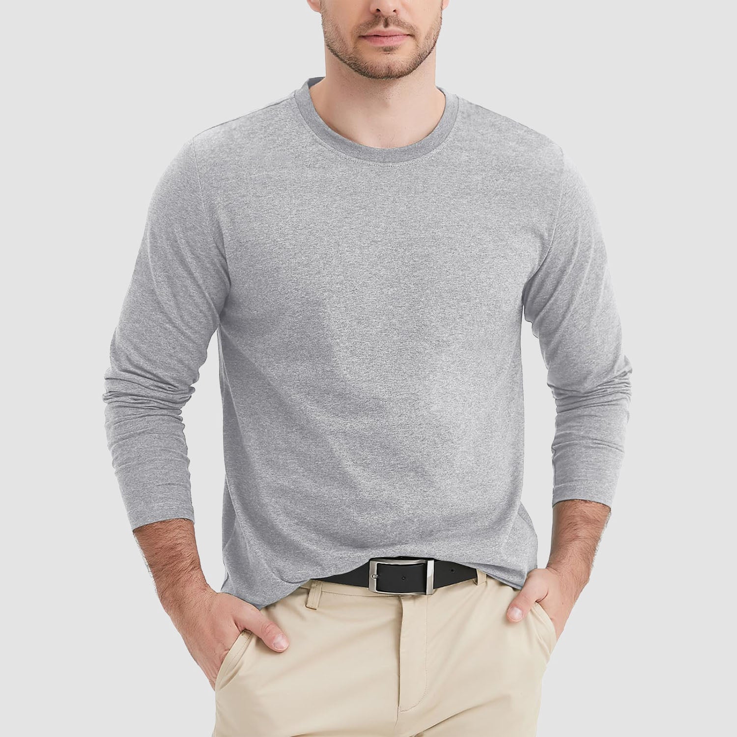 Men's Quick Dry Crew Neck Sports Shirt - MAGCOMSEN